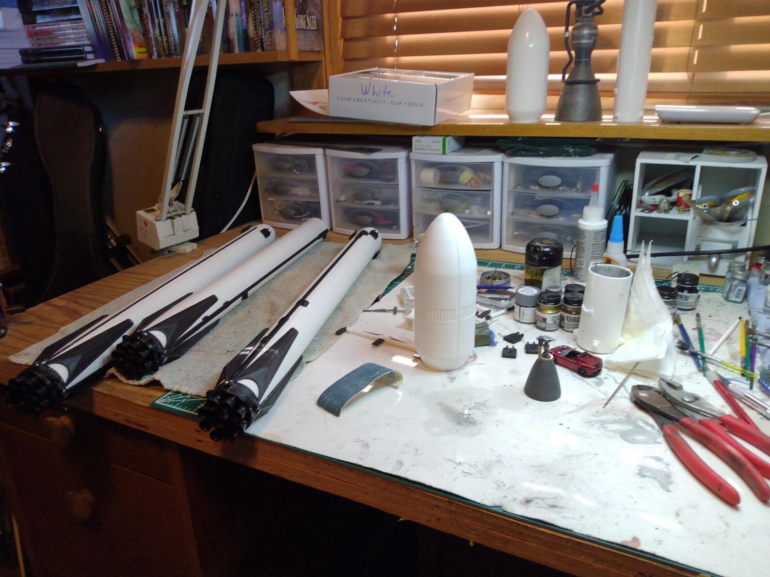 Spacex Falcon Heavy or Falcon 9 With Their Strongback. Choose Either a ...