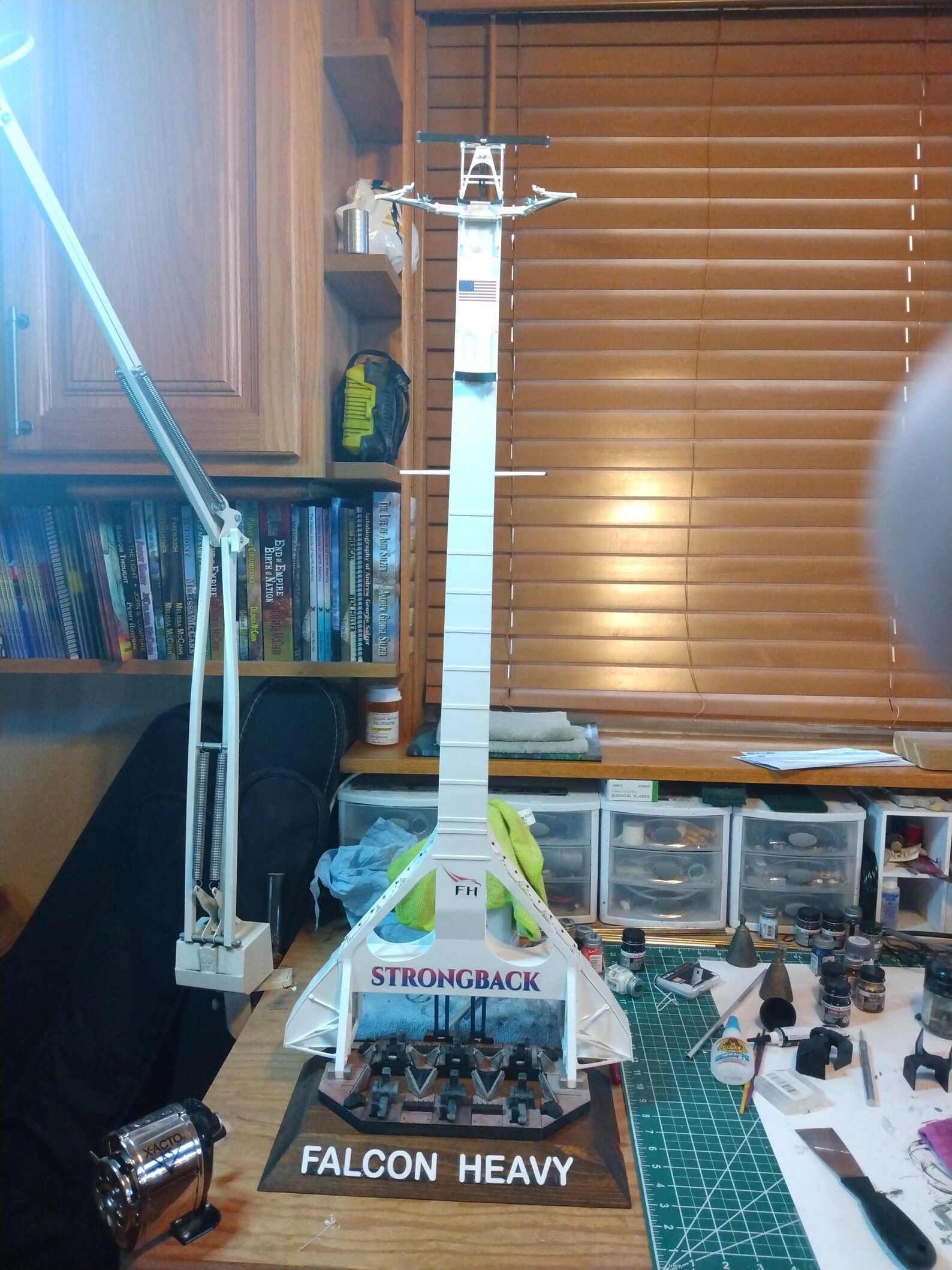 Spacex Falcon Heavy or Falcon 9 With Their Strongback. Choose Either a ...