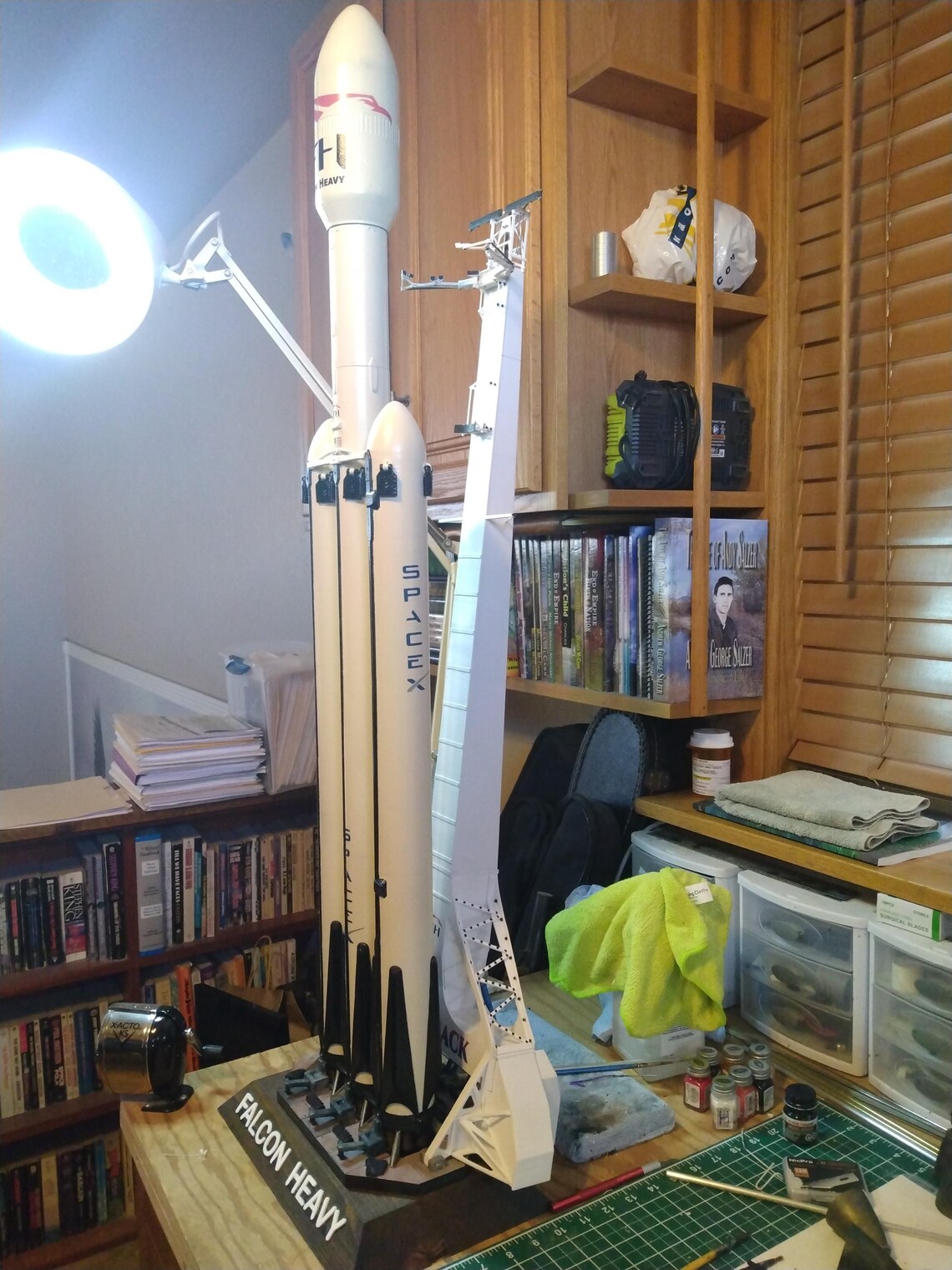 Spacex Falcon Heavy or Falcon 9 With Their Strongback. Choose Either a ...