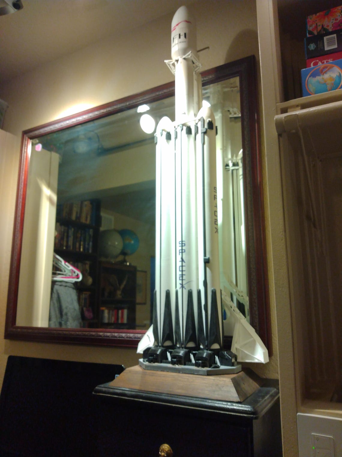 Spacex Falcon Heavy or Falcon 9 With Their Strongback. Choose Either a ...