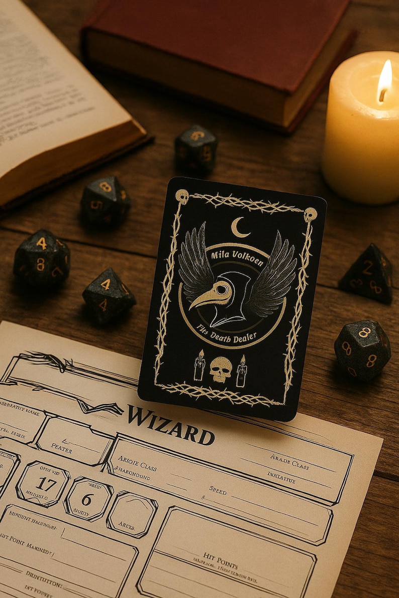 Sigil N Scroll Custom Spell Deck — Physical Bespoke D&D Spell Cards - Etsy