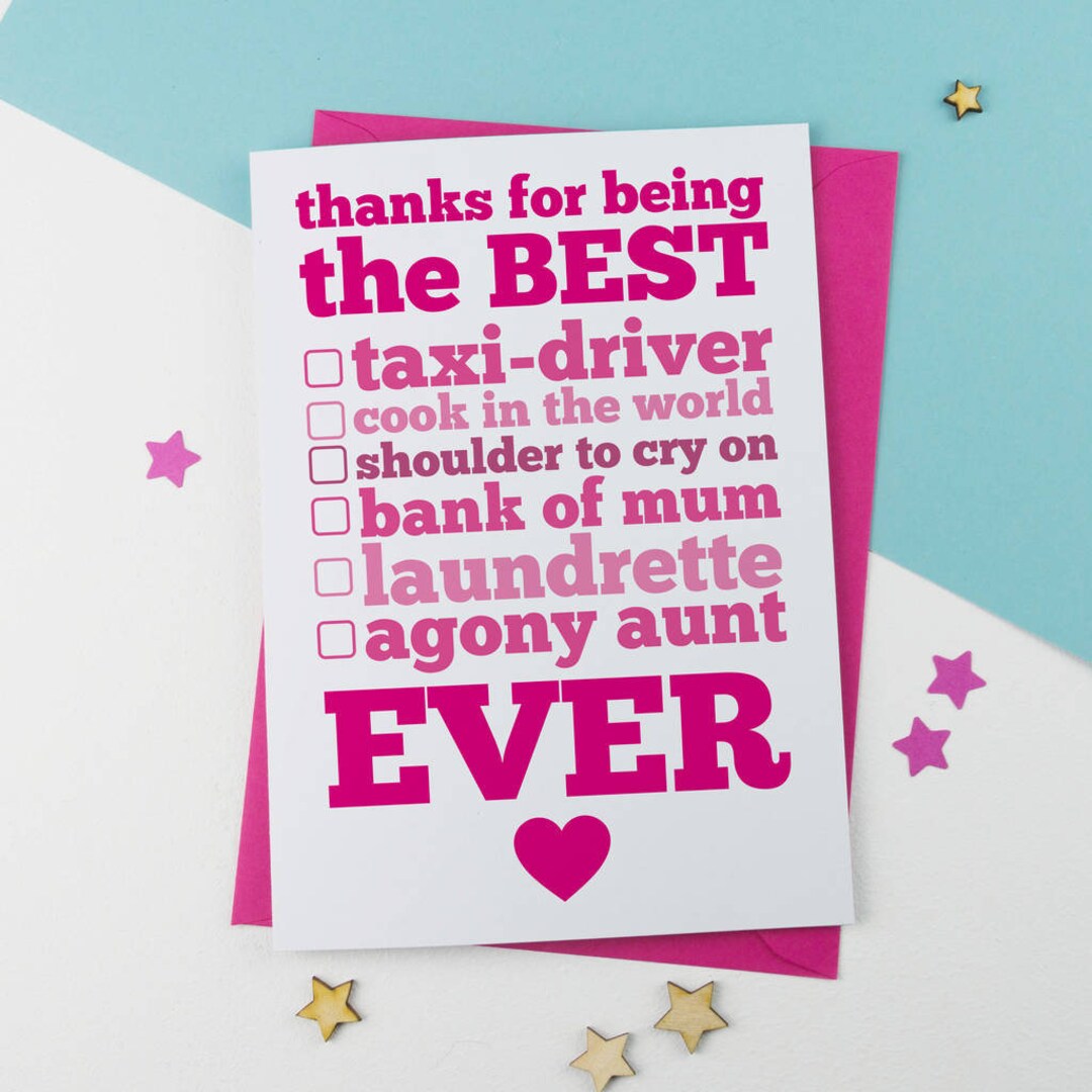 Checkbox Funny Mothers Day Card - Etsy