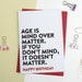 Printable Birthday Card, Mind Over Matter Card Funny Birthday Card ...