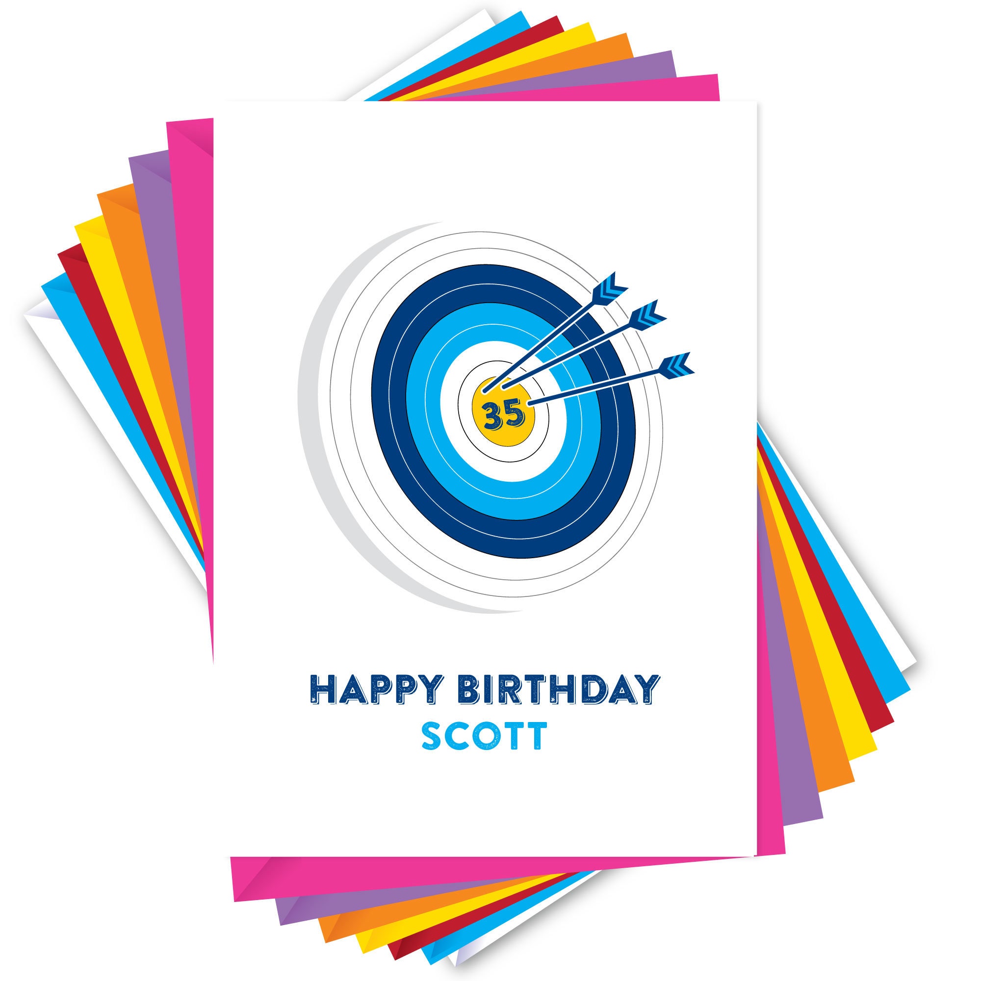 Archery Birthday Card - Etsy UK