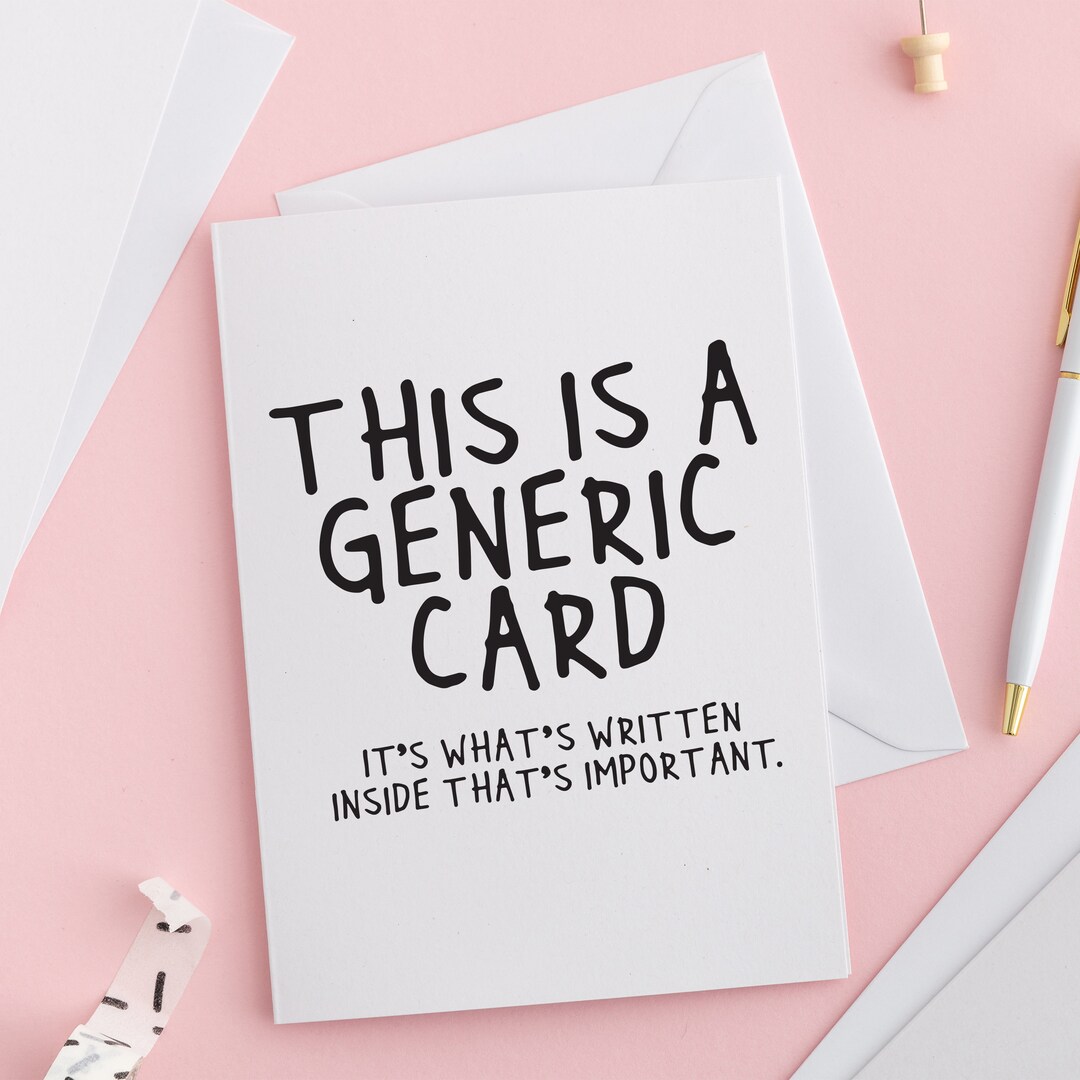 Printable Birthday Card, This is A Generic Funny Birthday Card, Digital ...