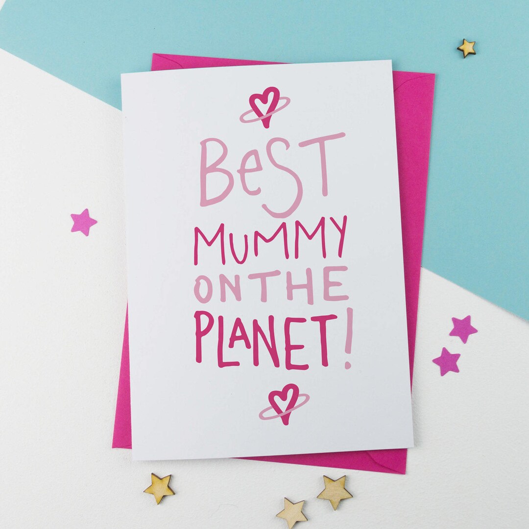 Mother's Day Card Best Mummy Card Mothersday Card - Etsy