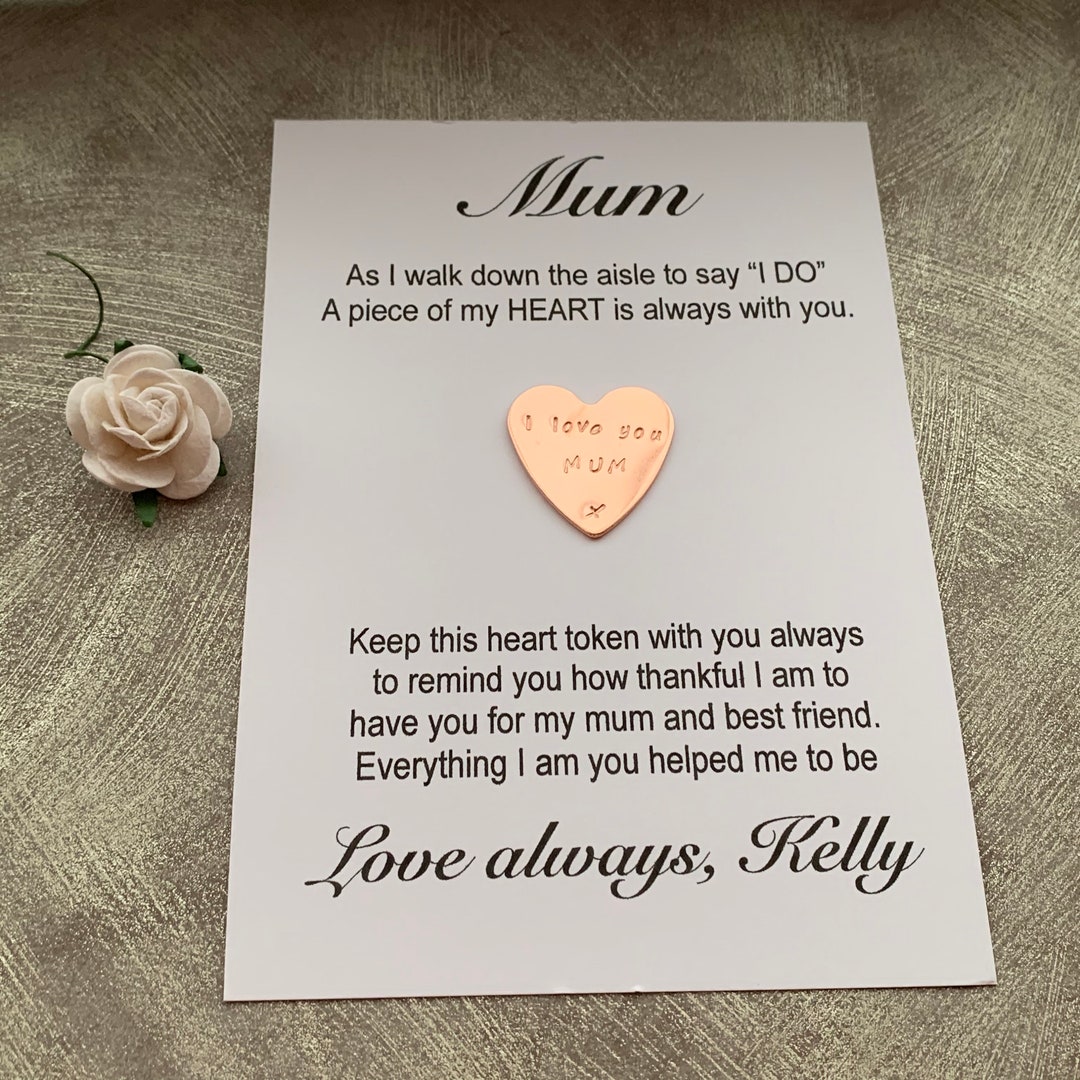 Personalised Mother of the Bride Keepsake Wedding Day Gift - Etsy