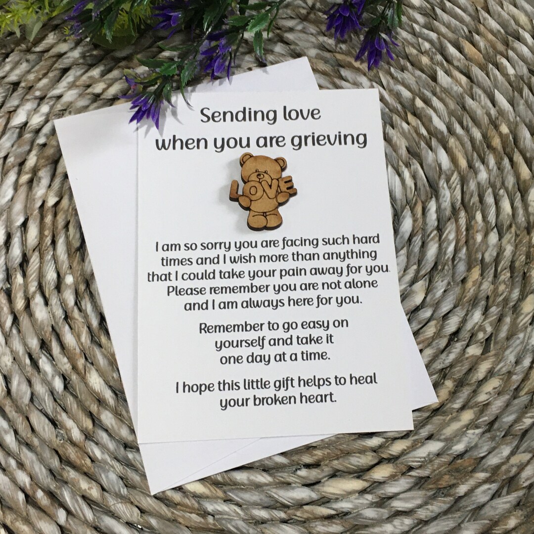 Gift for Grieving, Sympathy Card for Bereavement, Thinking of You ...