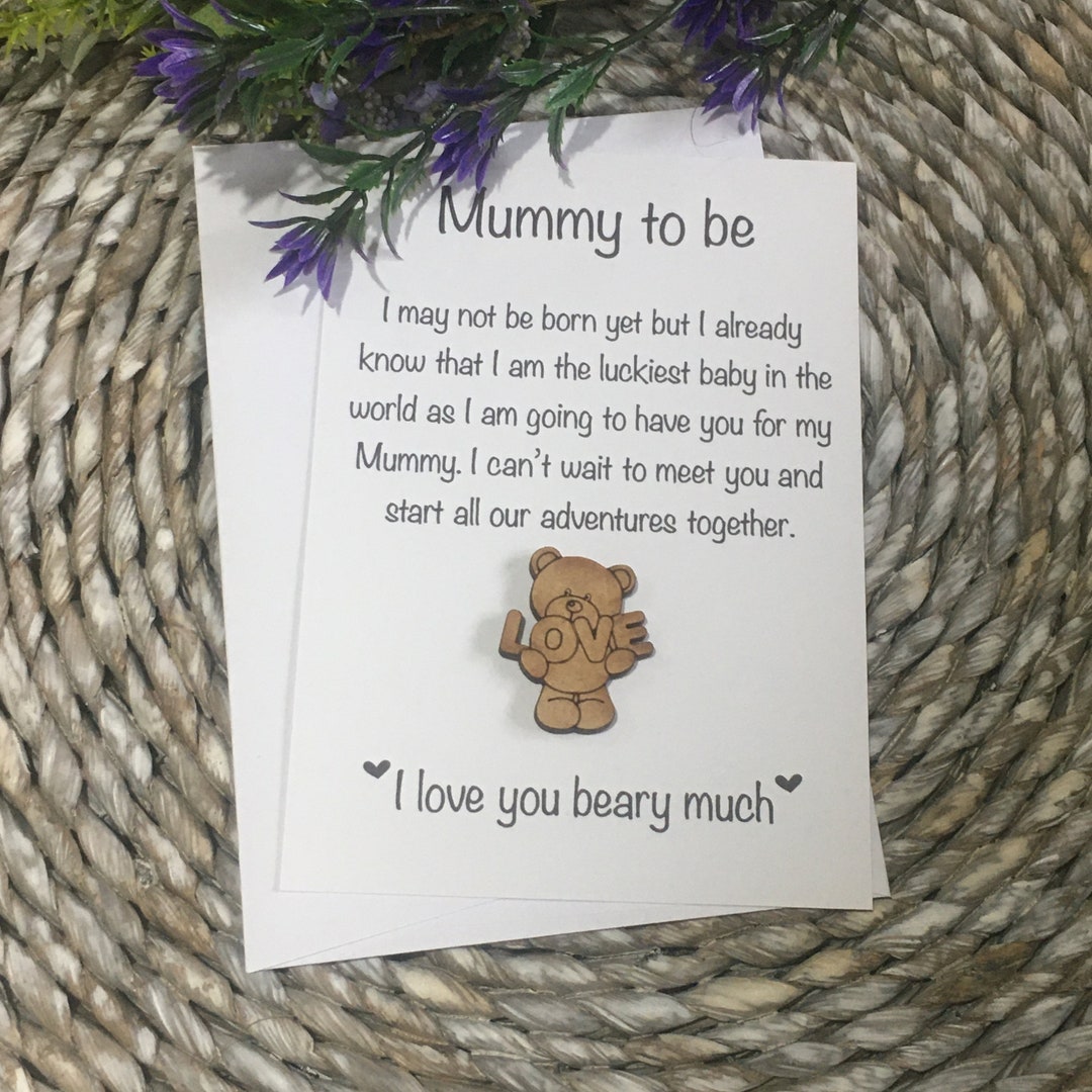 Mummy to Be Congratulations Card, Gift From the Bump, Pregnancy New ...