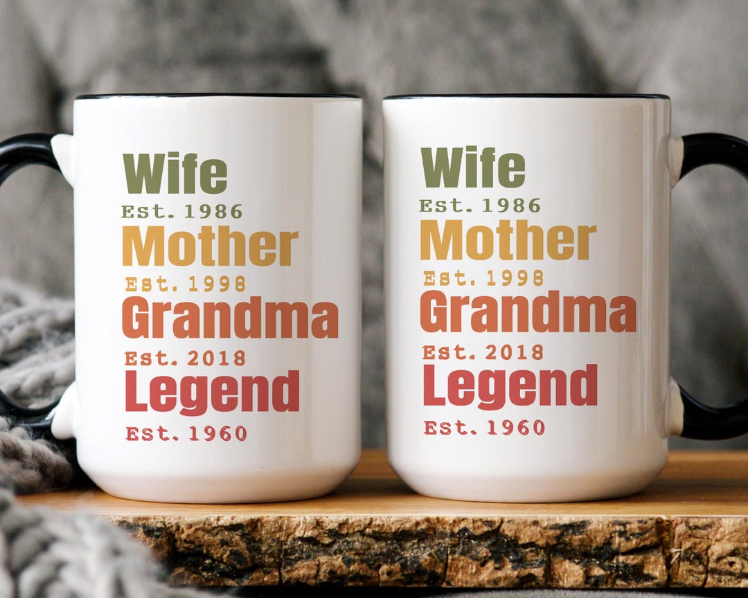 Grandma Legend Mugs,personalized Grandma Mug,gift for Mother,mug for ...