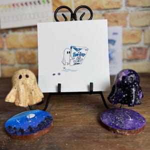 Boo Berry Original Cute Ghost Art Halloween Ghost With Cereal Cozy ...