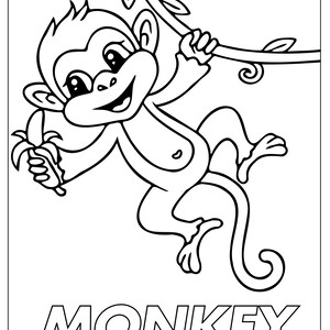 Wild Animals Coloring Pages for Kids | 8 Printable Sheets | Lion ...