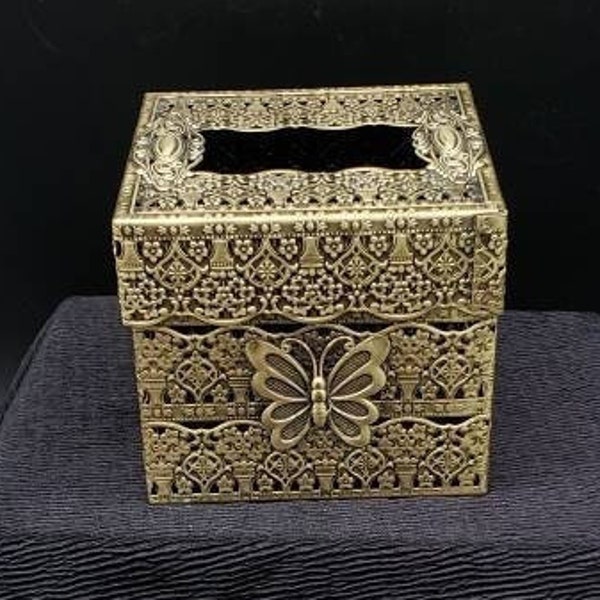 Filigree Tissue Box - Etsy