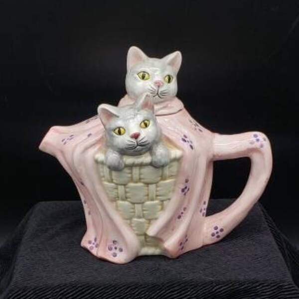 Cat Tea Pot - Etsy