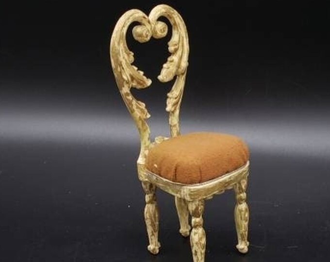 REDUCED FREE SHIPPING Vintage Shabby Creamy Gold Tone Syroco Style ...
