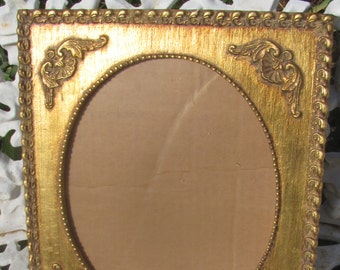 Oval Gold Picture Frame - Etsy