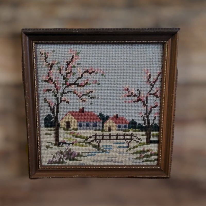 Needlepoint Pictures Framed - Etsy