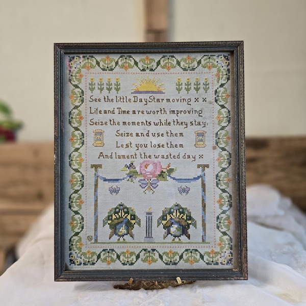 Victorian Motto Sampler - Etsy