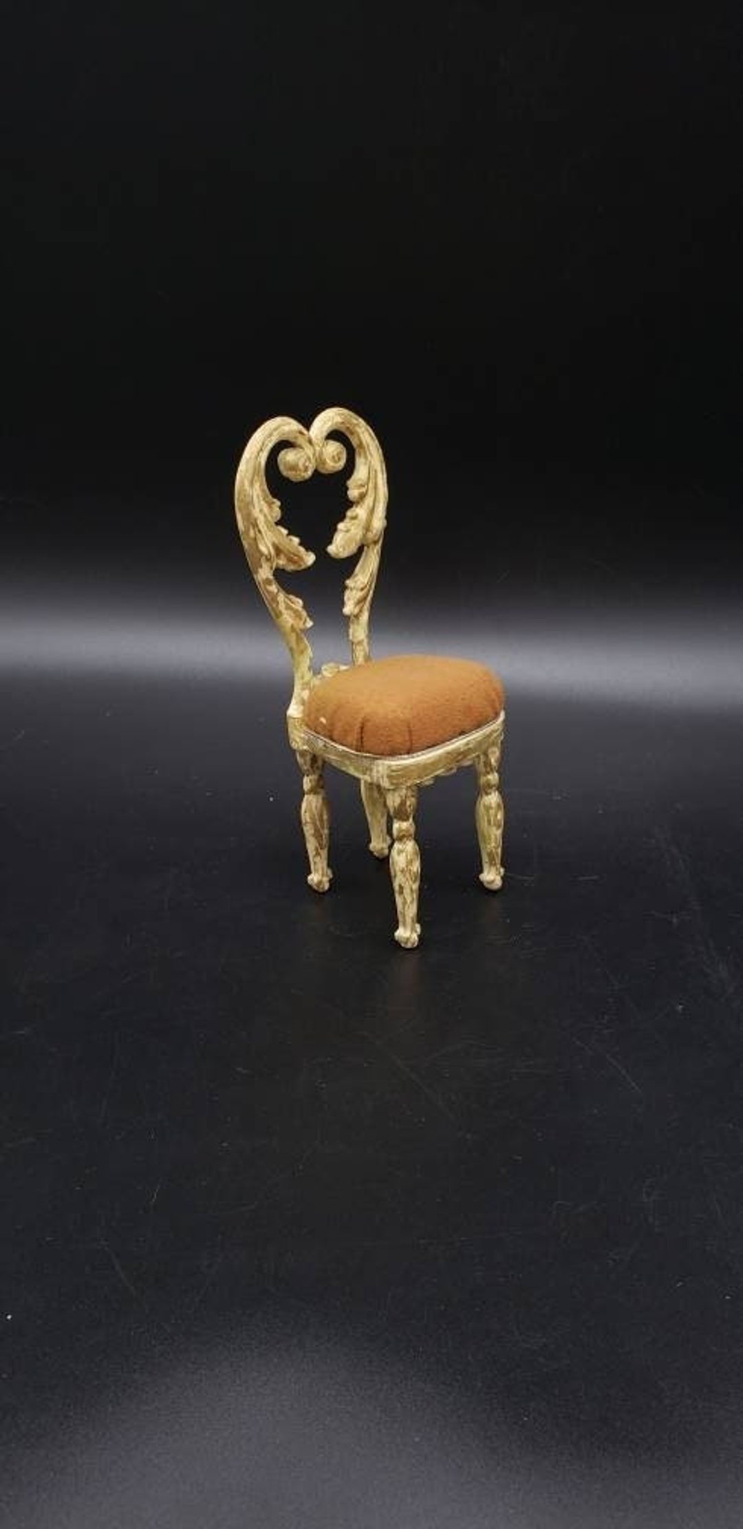 REDUCED FREE SHIPPING Vintage Shabby Creamy Gold Tone Syroco Style ...