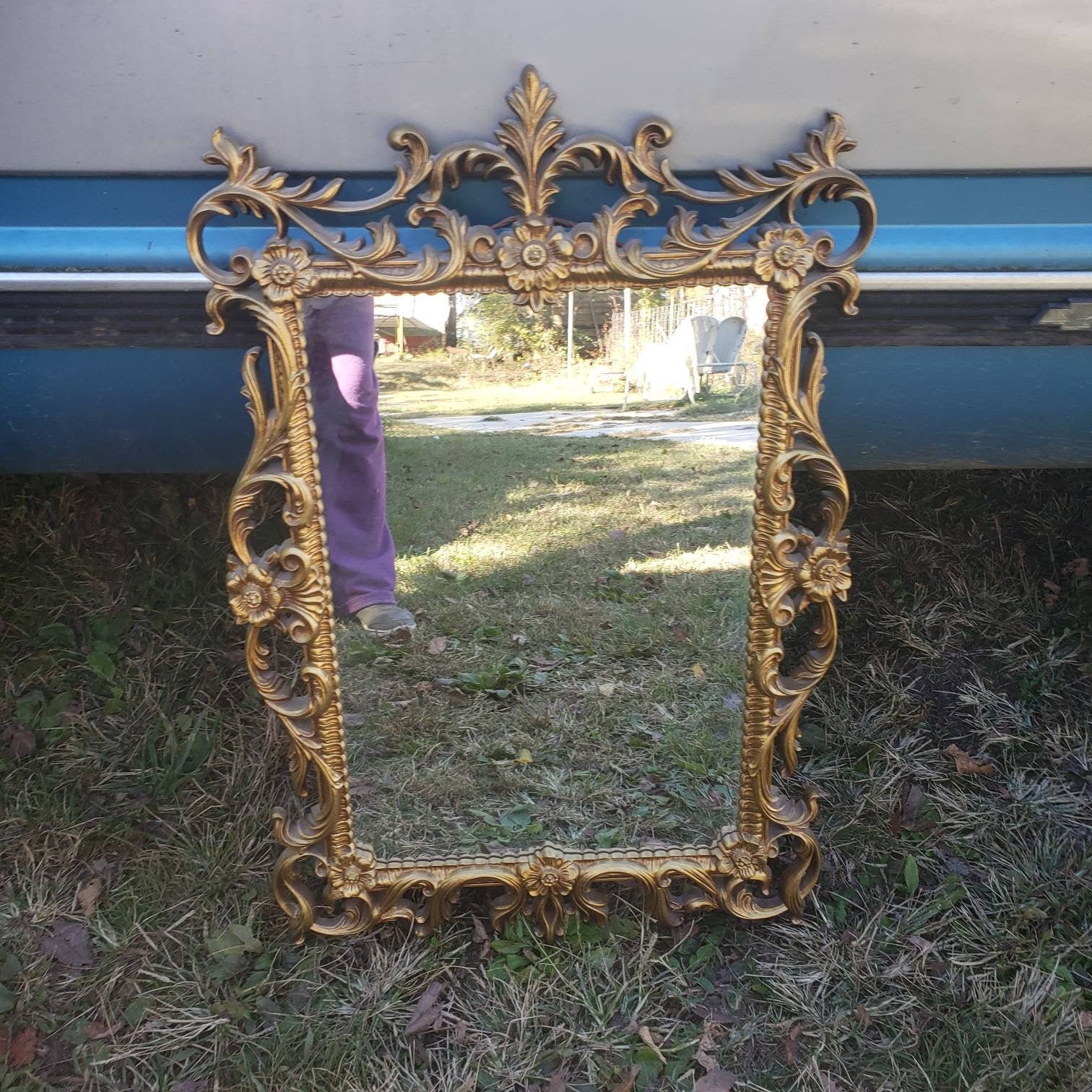 Mirrors 31 x 17 Hollywood Regency REDUCED FREE SHIP Vtg Mid Century ...