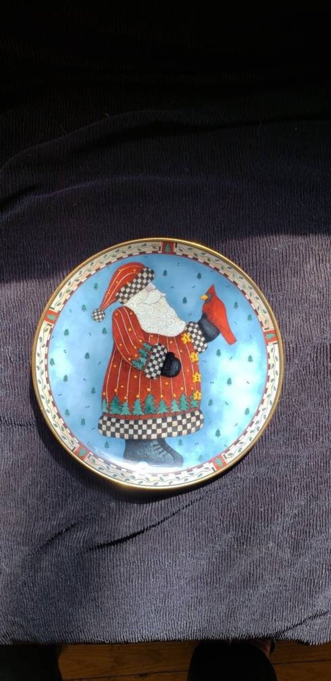 SHIPPING Vtg Royal Doulton Bone China Santa Claus Cardinal Bird A ...