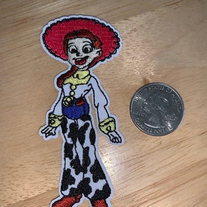 Disney Toy Story 4 JESSIE Cow Girl Head Embroidered Patch Iron on to ...