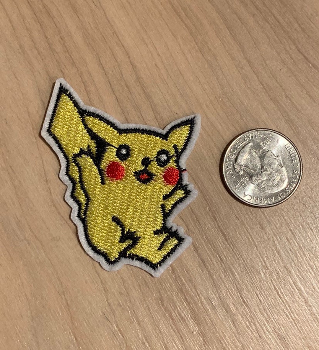 Pokemon Pikachu Cartoon Character Iron on Appliqué Patch for Clothing ...