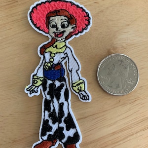 Disney Toy Story 4 JESSIE Cow Girl Head Embroidered Patch Iron on to ...