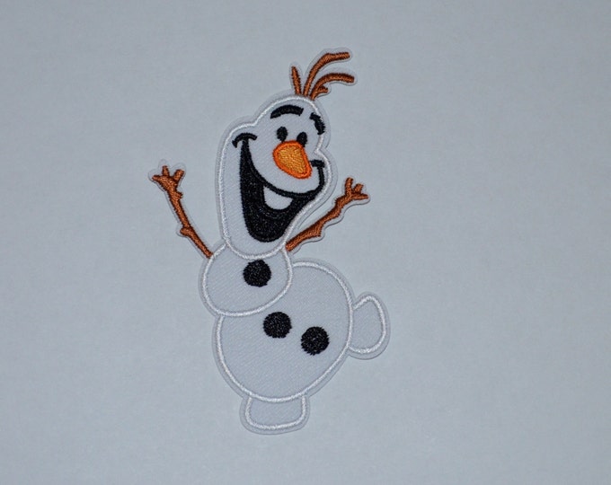 Disney Frozen Sister OLAF Embroidered Patch Iron on to Shirt Applique ...