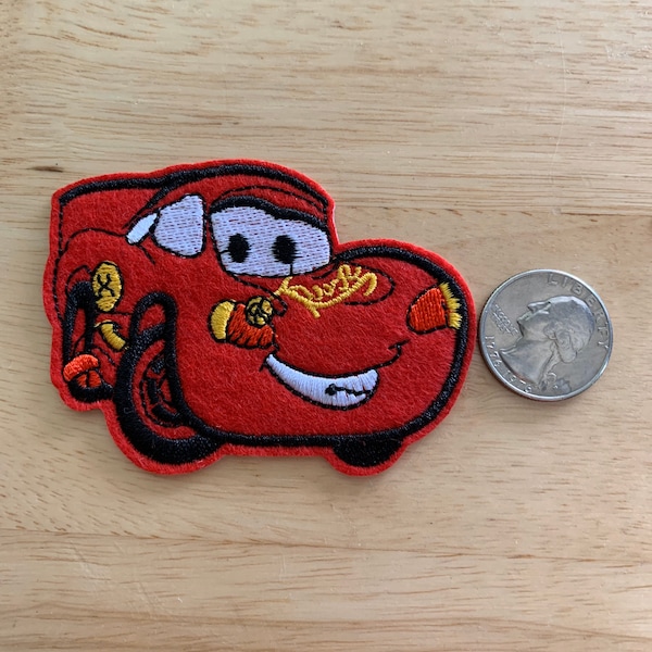 Lightning Mcqueen Applique - Etsy
