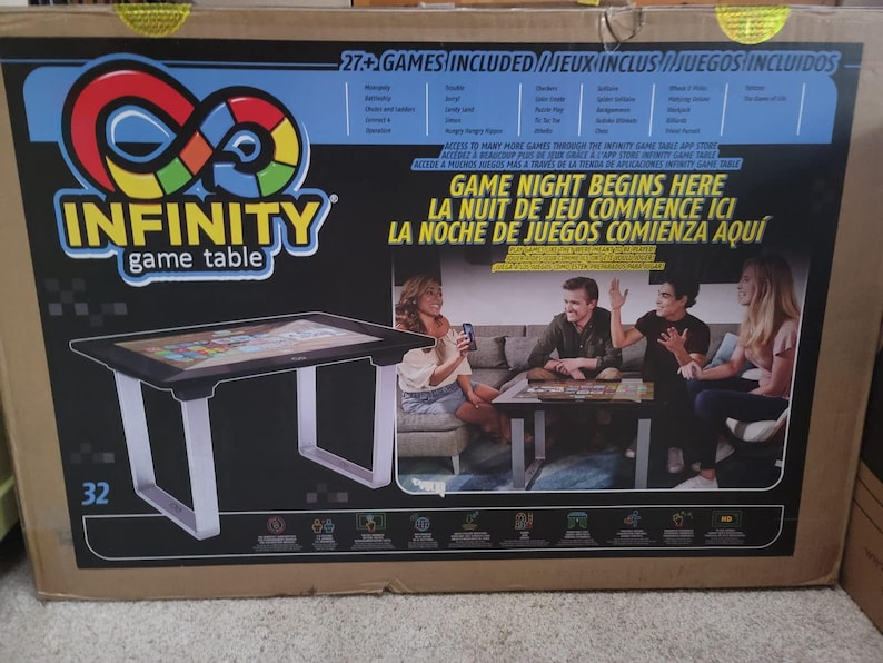 Arcade1up 32" Screen Infinity Game Table With HD Touchscreen - Etsy