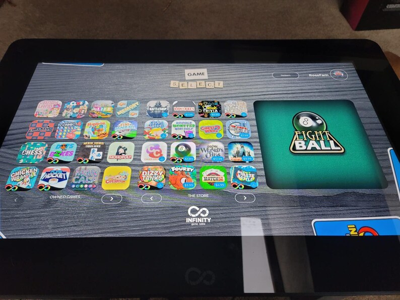Arcade1up 32" Screen Infinity Game Table With HD Touchscreen - Etsy