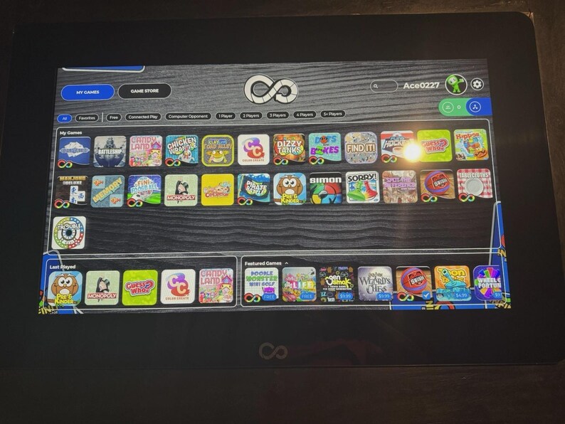 Arcade1up 32" Screen Infinity Game Table With HD Touchscreen - Etsy