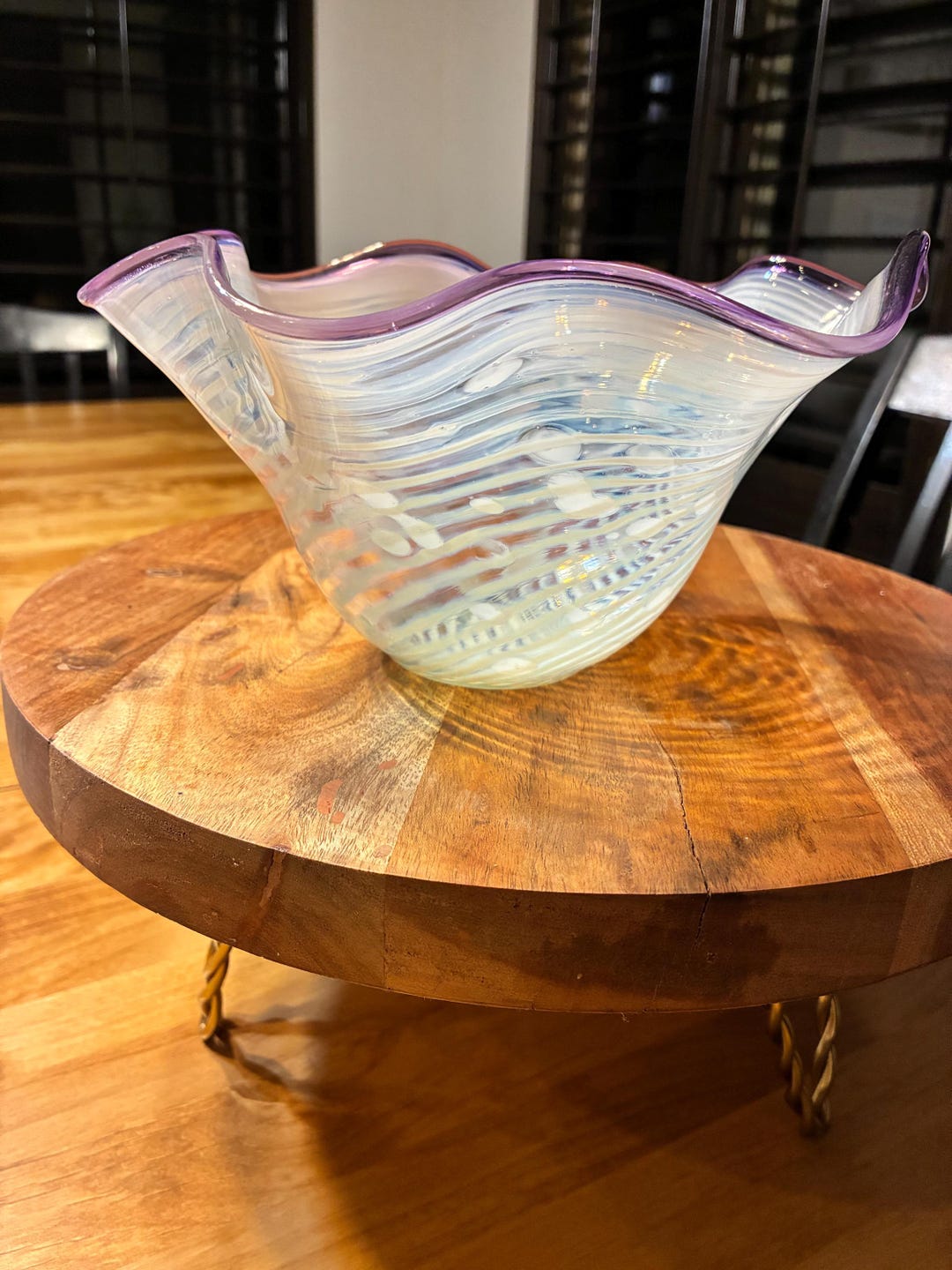 Milano Italian Art Glass Bowl - Etsy