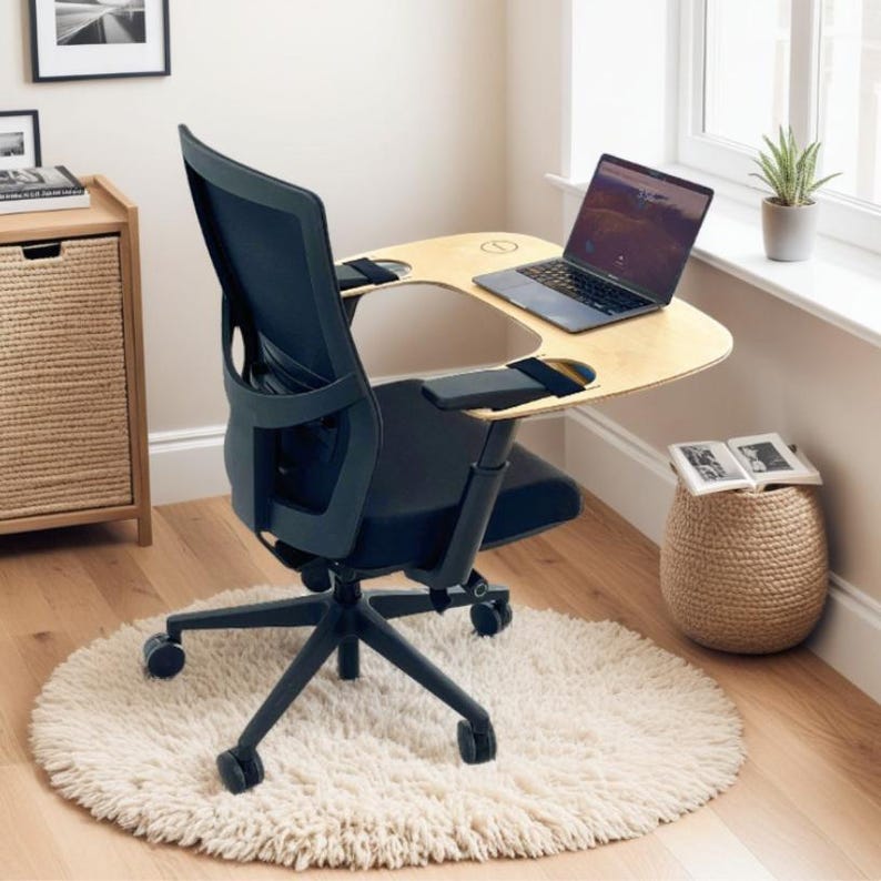 Chair Desk: Ergonomic Mobile Workstation for 'T' Arm Chairs - Etsy