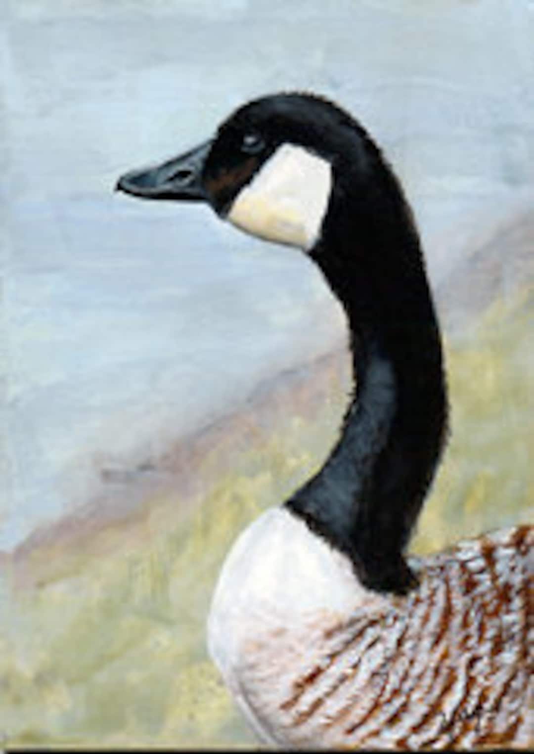 Canadian Goose, Original, Acrylic Painting - Etsy