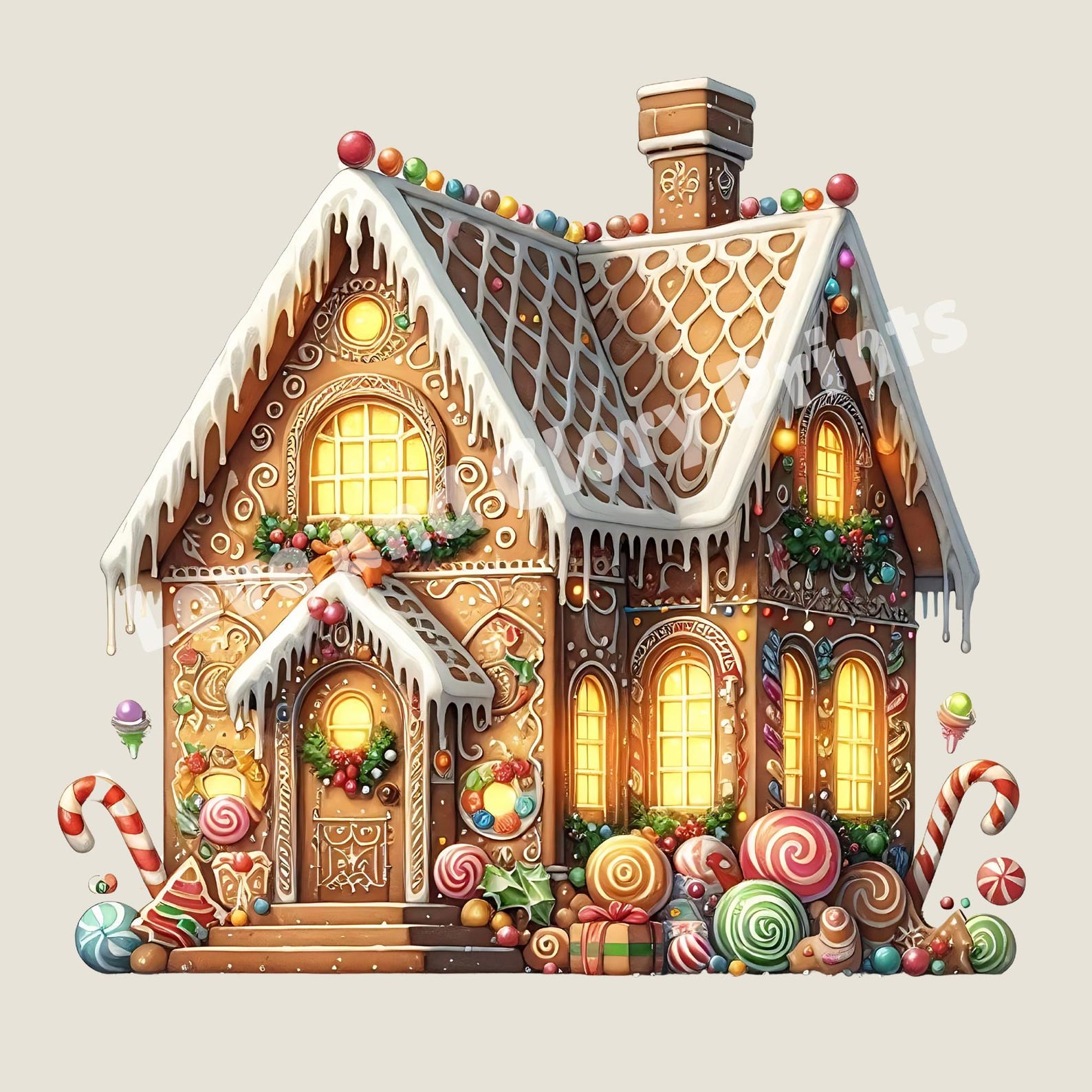 10 Gingerbread House PNG Clipart Christmas Clipart Festive Treats ...