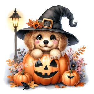 Halloween Dogs Clipart Bundle Set of 10 Jpgs Dog Clipart, Halloween Dog ...