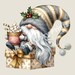 Christmas Gnome Clipart Set of 10 Pngs Christmas Gnomes Winter Holidays ...