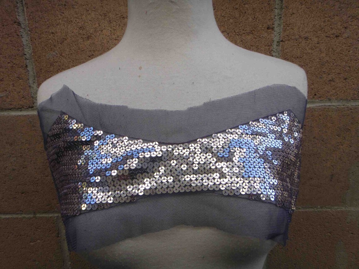 Cute Silver Sequence Applique 1 Piece Listing | Etsy