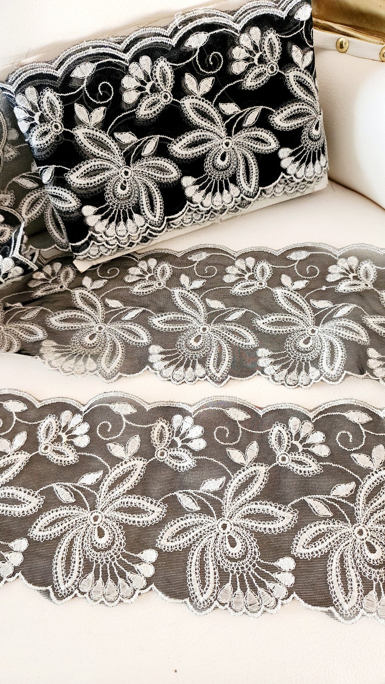 Very Nice Trim Black and White Color 1 Yard Listing - Etsy Canada