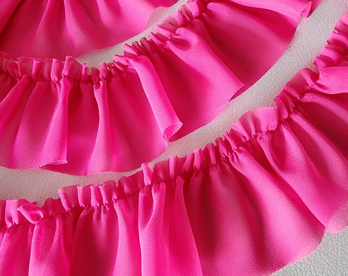 Ruffled Fabric Strips SHABBY CHIC Pastel Florals (pk 5*) - Beautiful Co ...