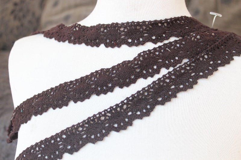 Very Cute Brown Color Crochet Lace 3 Yard Listing 1 Inch Wide - Etsy
