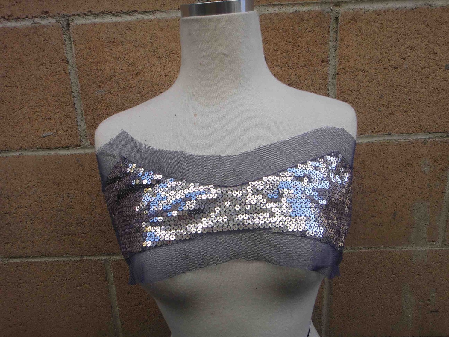 Cute Silver Sequence Applique 1 Piece Listing - Etsy