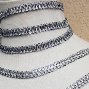 Very Cute Silver Color Trim 2 Yard Listing 1/2 Inch Wide - Etsy
