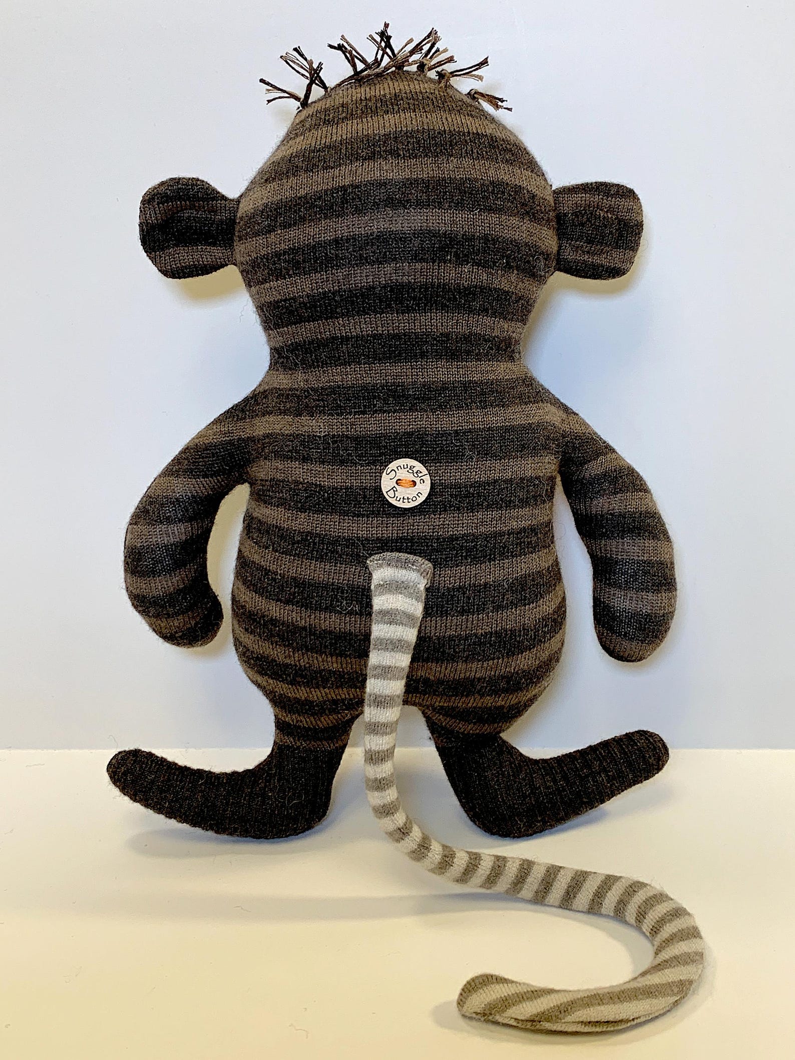 Morgan Monkey, Made From Striped Upcycled Wool Sweaters - Etsy