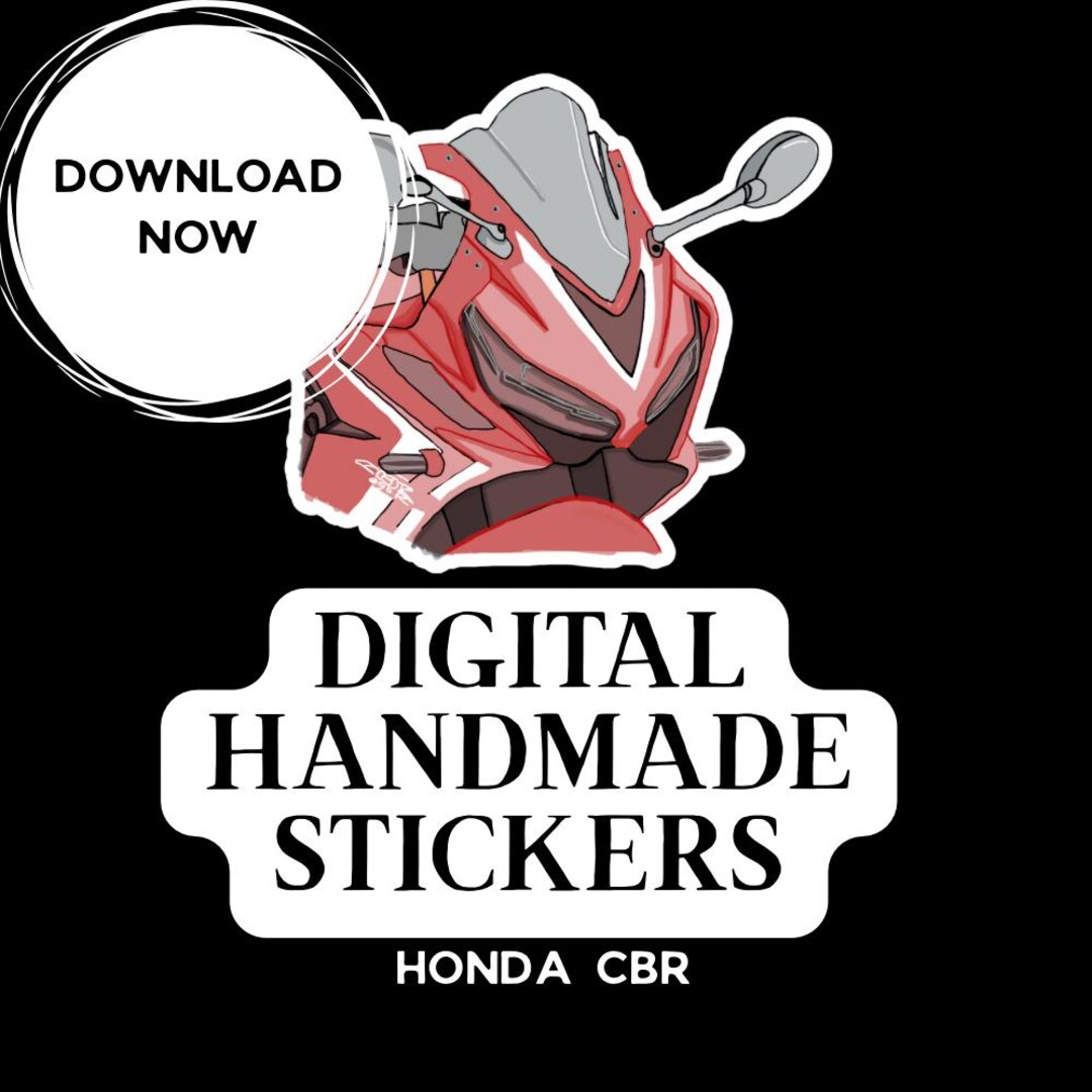 Digital Stickers of Cbr650r - Etsy