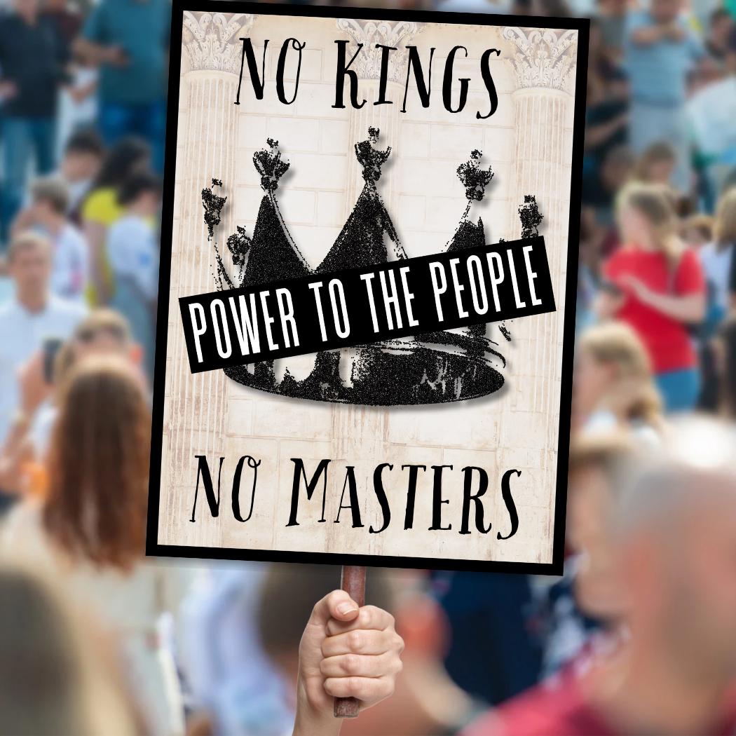 No Kings No Masters Power to the People - Printable Digital Image File ...