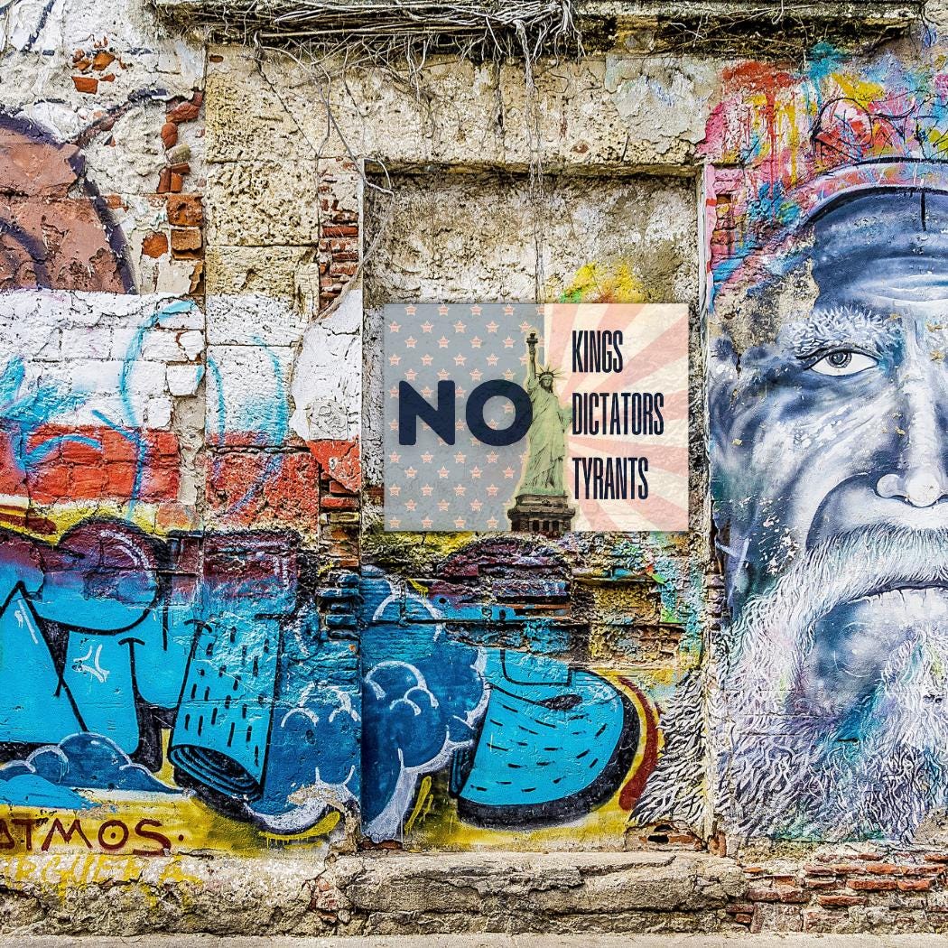 No Kings Dictators Tyrants - Printable Digital Image File - Image for ...