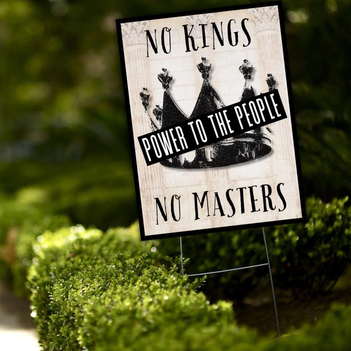 No Kings No Masters Power to the People - Printable Digital Image File ...